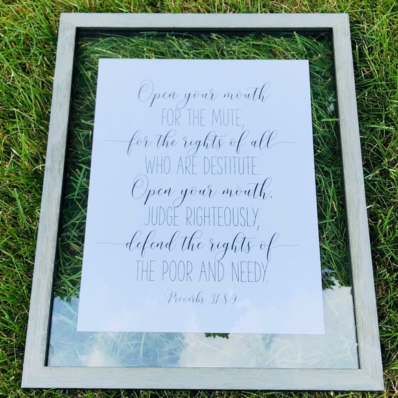 Wall Decor | Bible Verse Frame | Poshmark